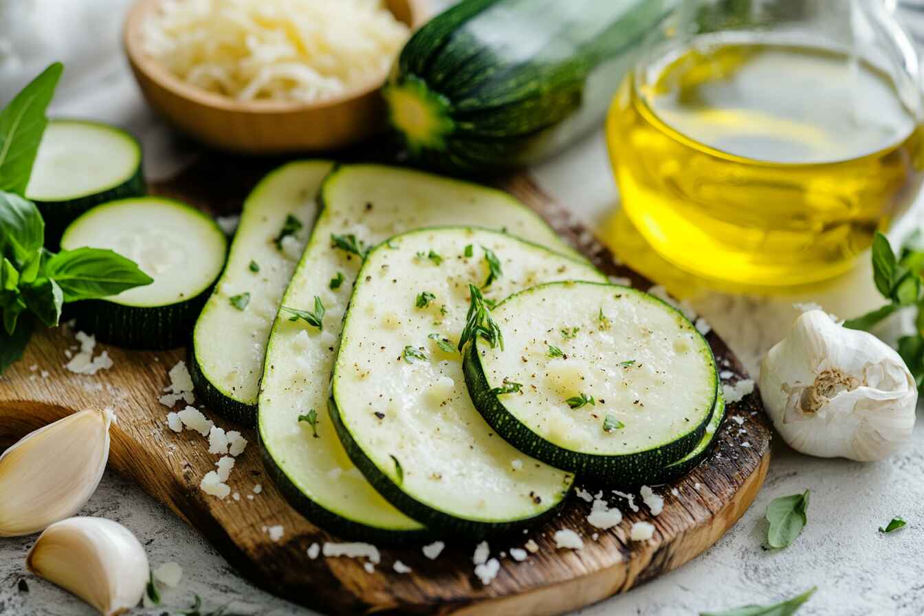 Cheesy Garlic Zucchini Steaks - Easy & Delicious!