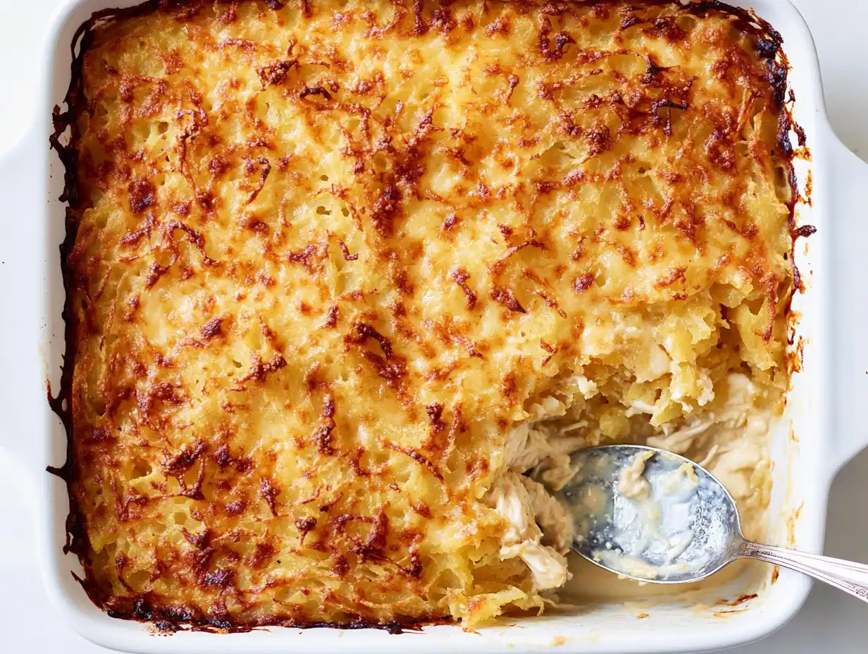 Chicken Hashbrown Casserole – Easy & Creamy Comfort Food